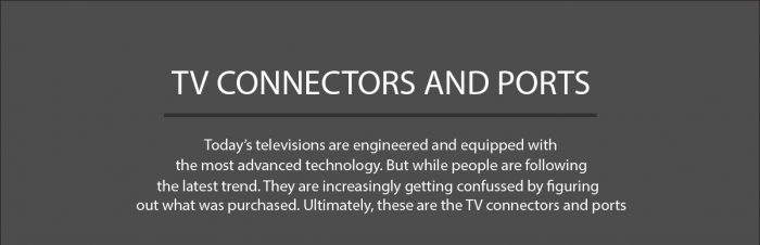 TV Connectors and Ports Infographic